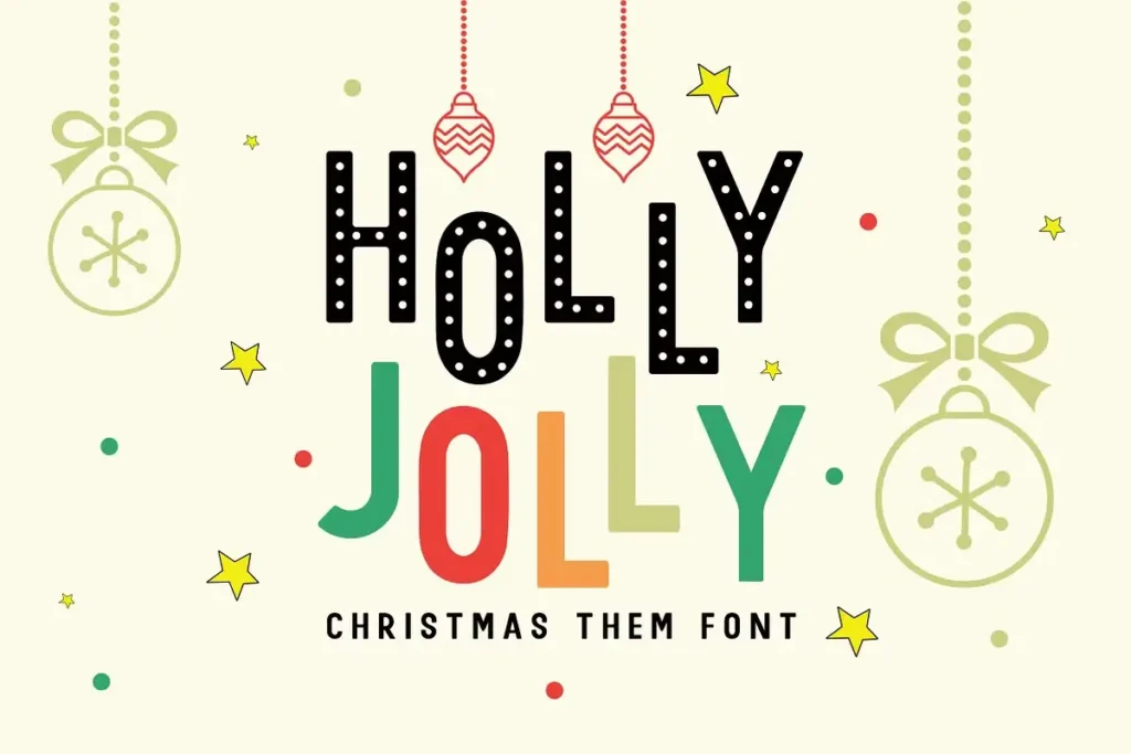 Holly Jolly Font – Christmas Font